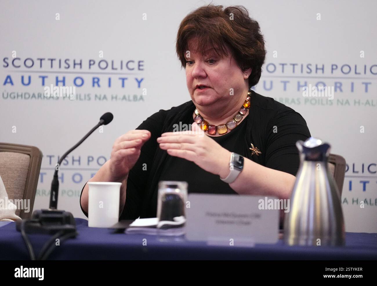 The Scottish Police Authority’s Interim Chair, Fiona McQueen ahead of ...