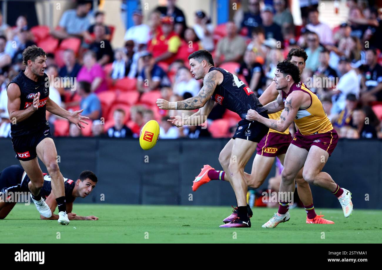 Gold Coast, Australia. 20th Feb, 2025. Collingwood's Jack Crisp during ...