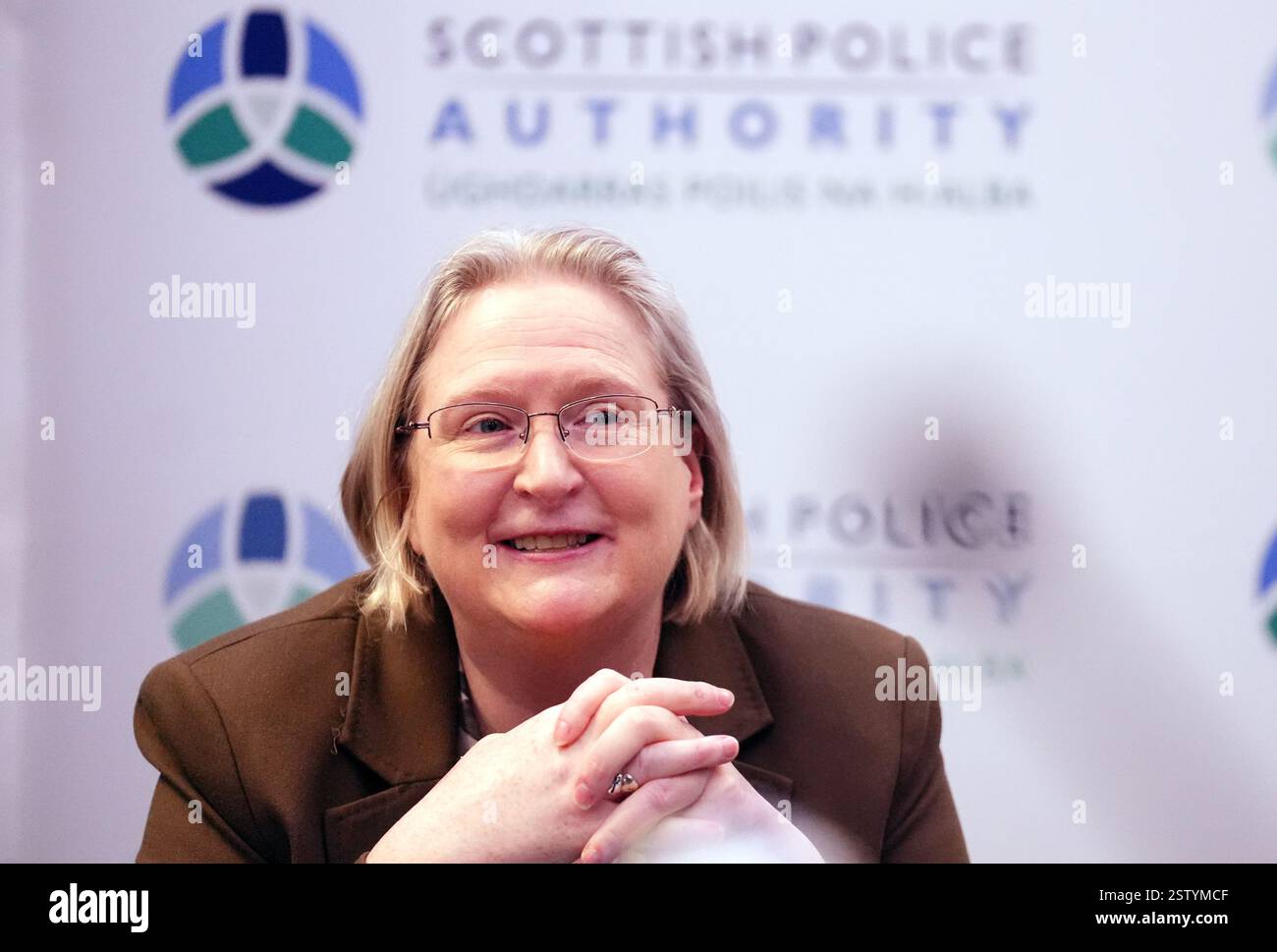 Director of Forensic Services, Fiona Douglas during the Scottish Police ...