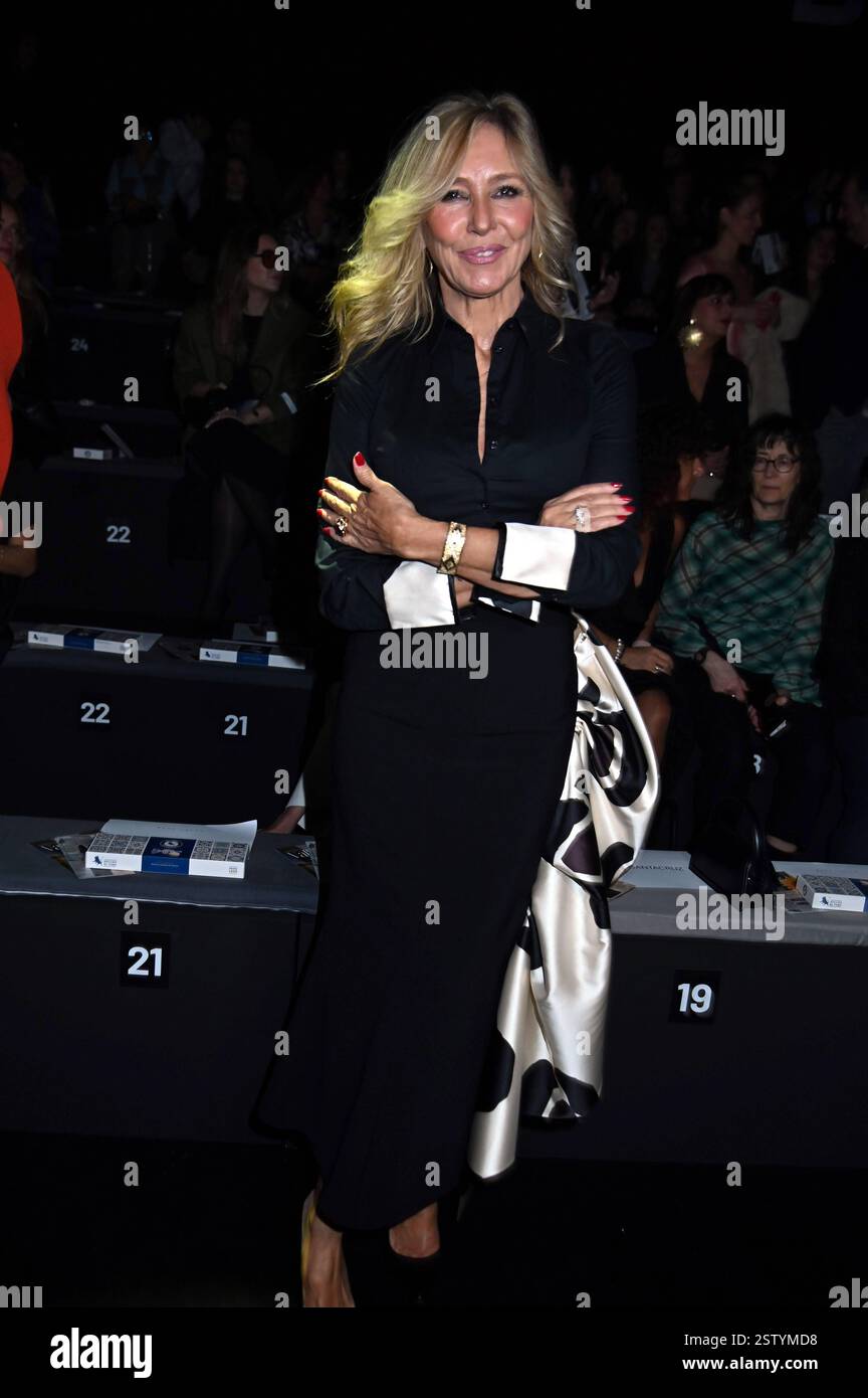 Madrid, Spain. 20th Feb, 2025. Marta Robles at the front row of ...