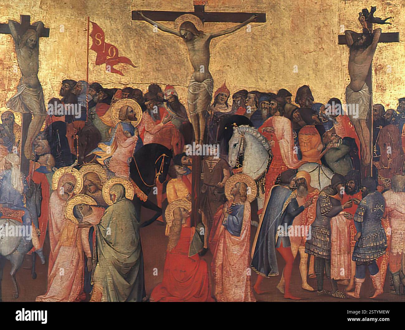 GADDI, Agnolo (active 1369-96 in Florence) Crucifixion 1390-96 Tempera ...