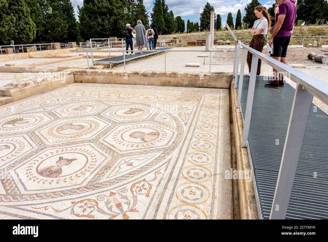 Italica, planetarium house, ancient Roman city, 206 BC., Andalusia ...