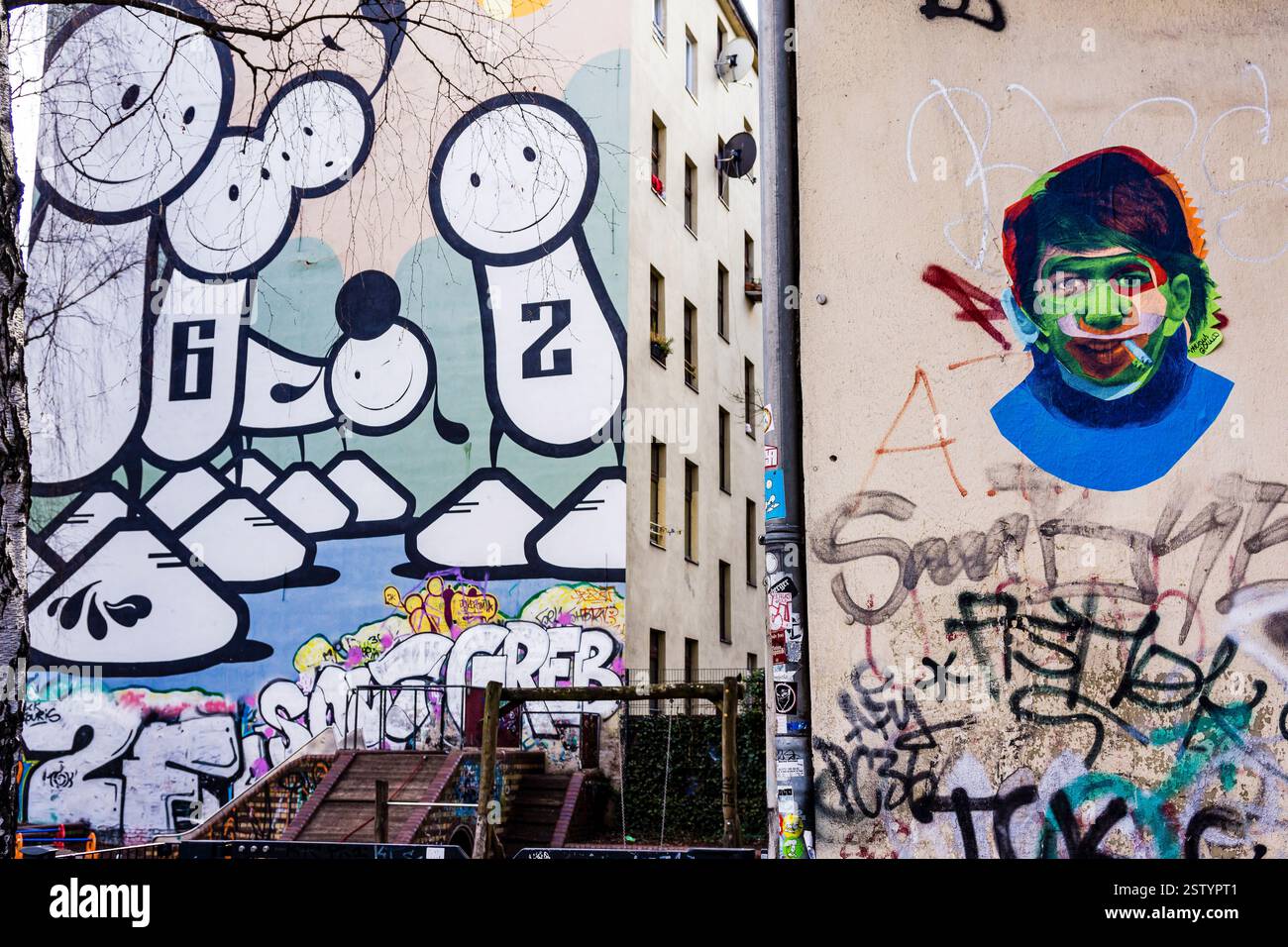 Graffiti in GÃ¶rlitzer Park Stock Photo - Alamy