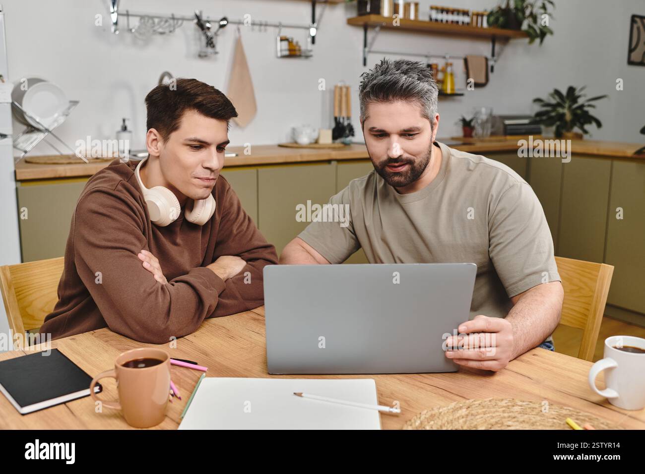 Two brothers share ideas and explore topics together in a warm and ...