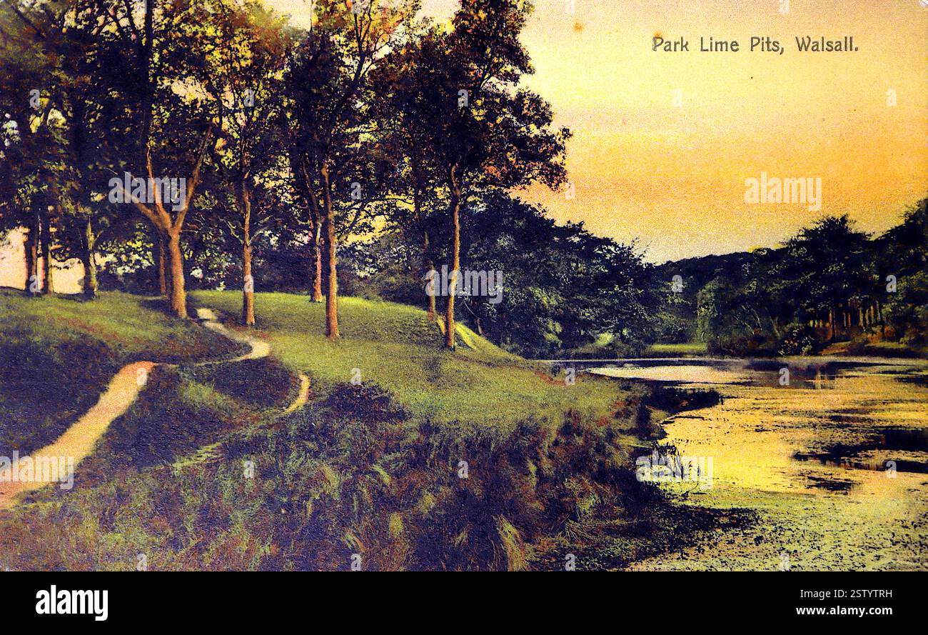 Park Lime Pits, Walsall, West Midlands, England. A scenic spot on the ...