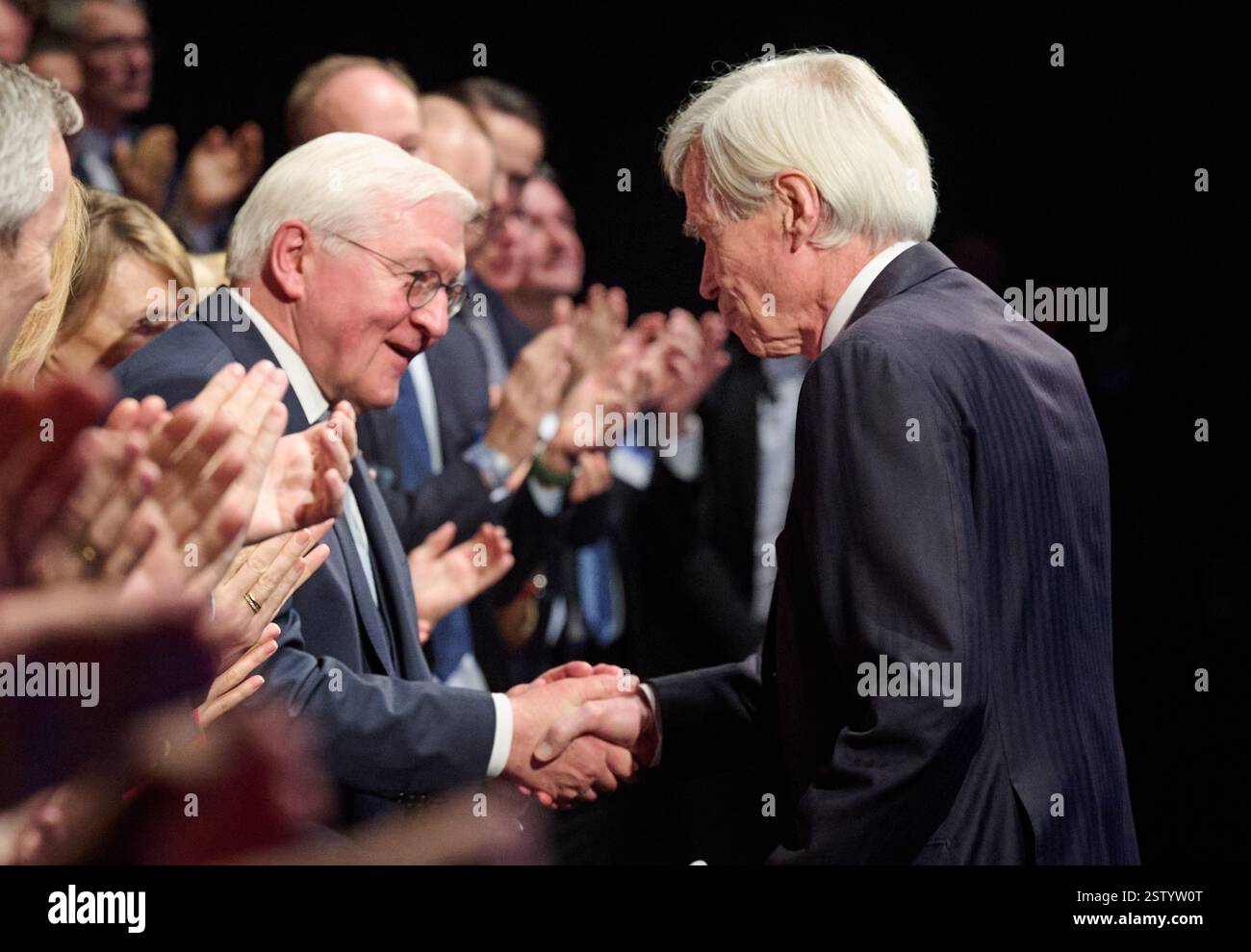 20 February 2025, North Rhine-Westphalia, Gütersloh: Federal President ...
