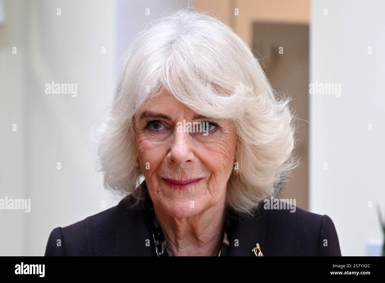 Queen Camilla during a visit to the Asian Women's Resource Centre (AWRC ...