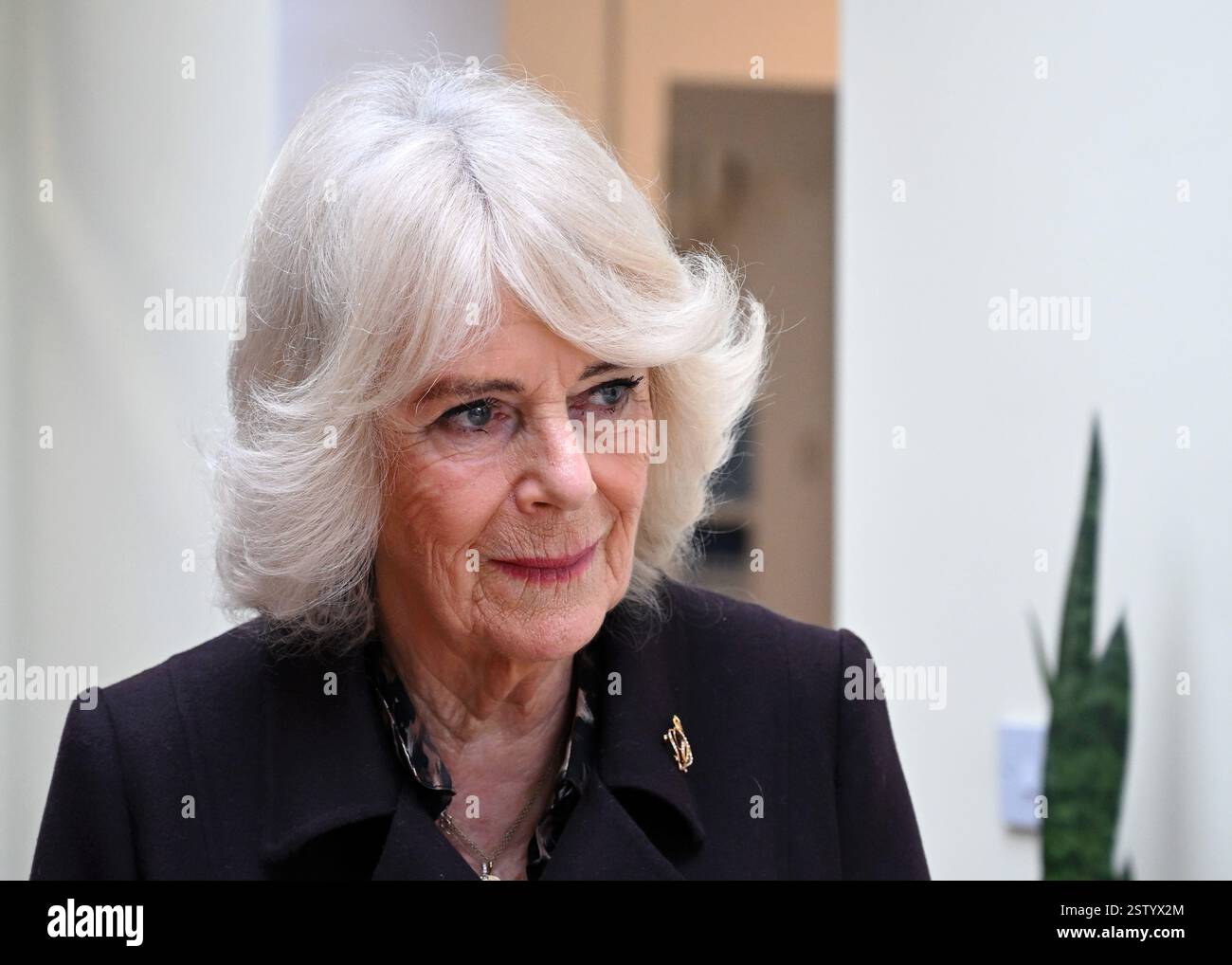 Queen Camilla during a visit to the Asian Women's Resource Centre (AWRC ...