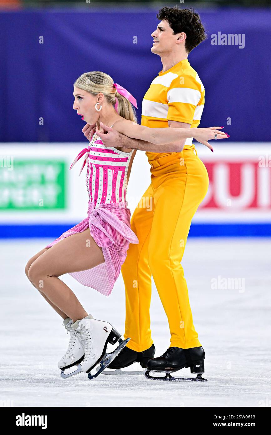 Piper GILLES & Paul POIRIER (CAN), during Ice Dance Rhythm Dance, at ...