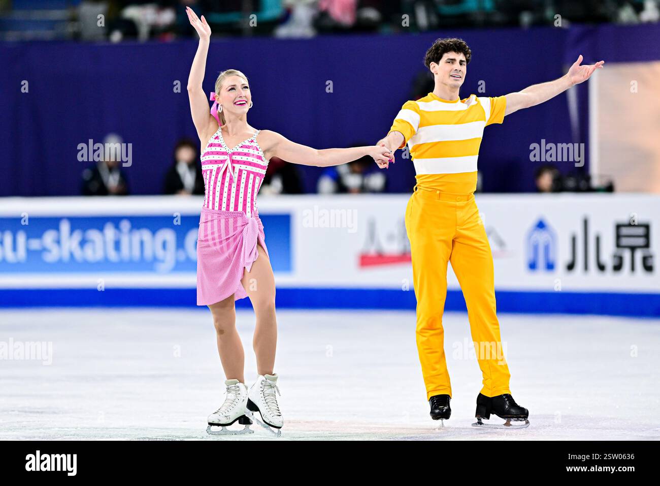 Piper GILLES & Paul POIRIER (CAN), during Ice Dance Rhythm Dance, at ...