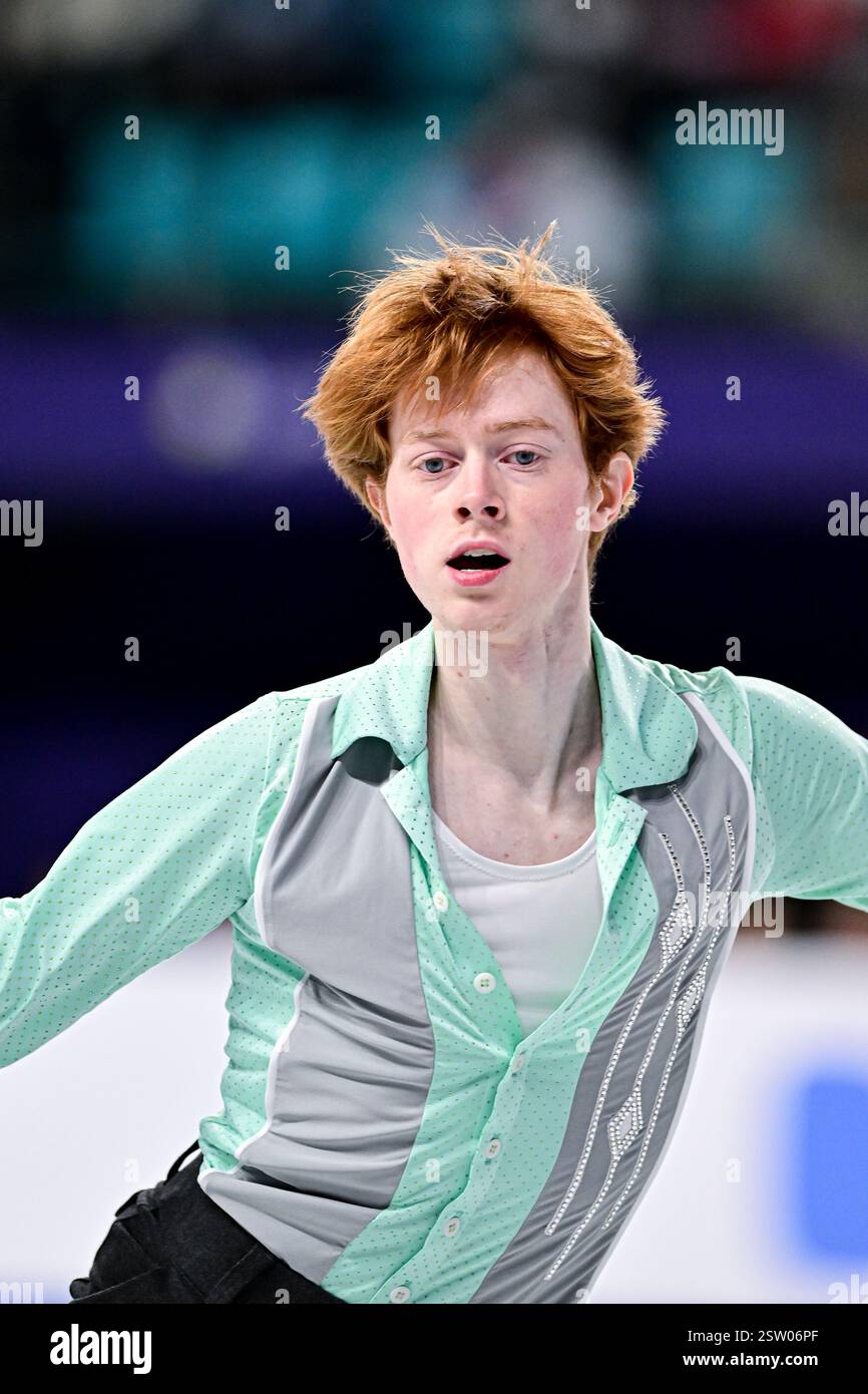 Matthew NEWNHAM (CAN), during Men Short Program, at the ISU Four ...