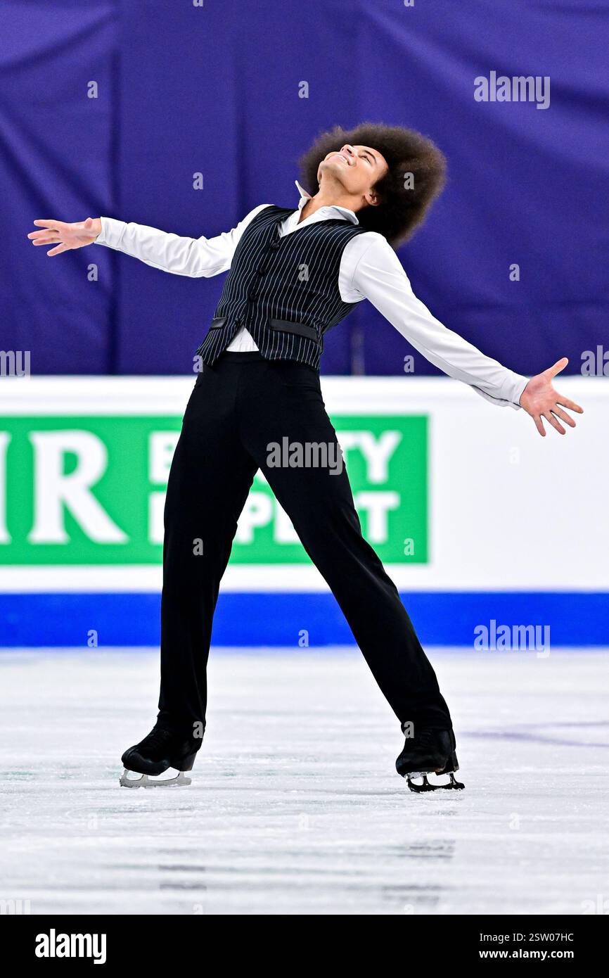 Darian KAPTICH (AUS), during Men Short Program, at the ISU Four ...