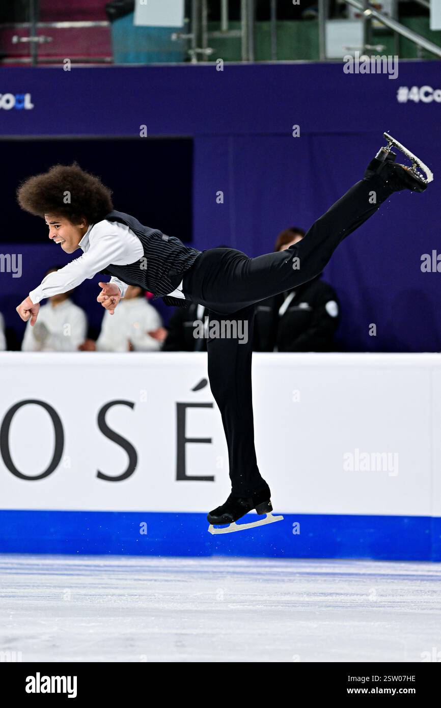 Darian KAPTICH (AUS), during Men Short Program, at the ISU Four ...