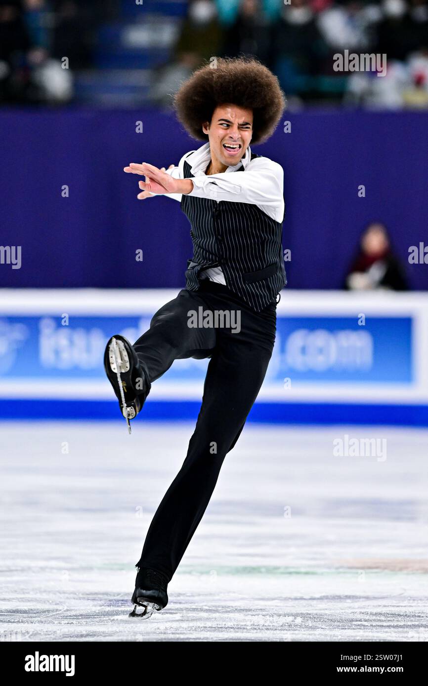 Darian KAPTICH (AUS), during Men Short Program, at the ISU Four ...