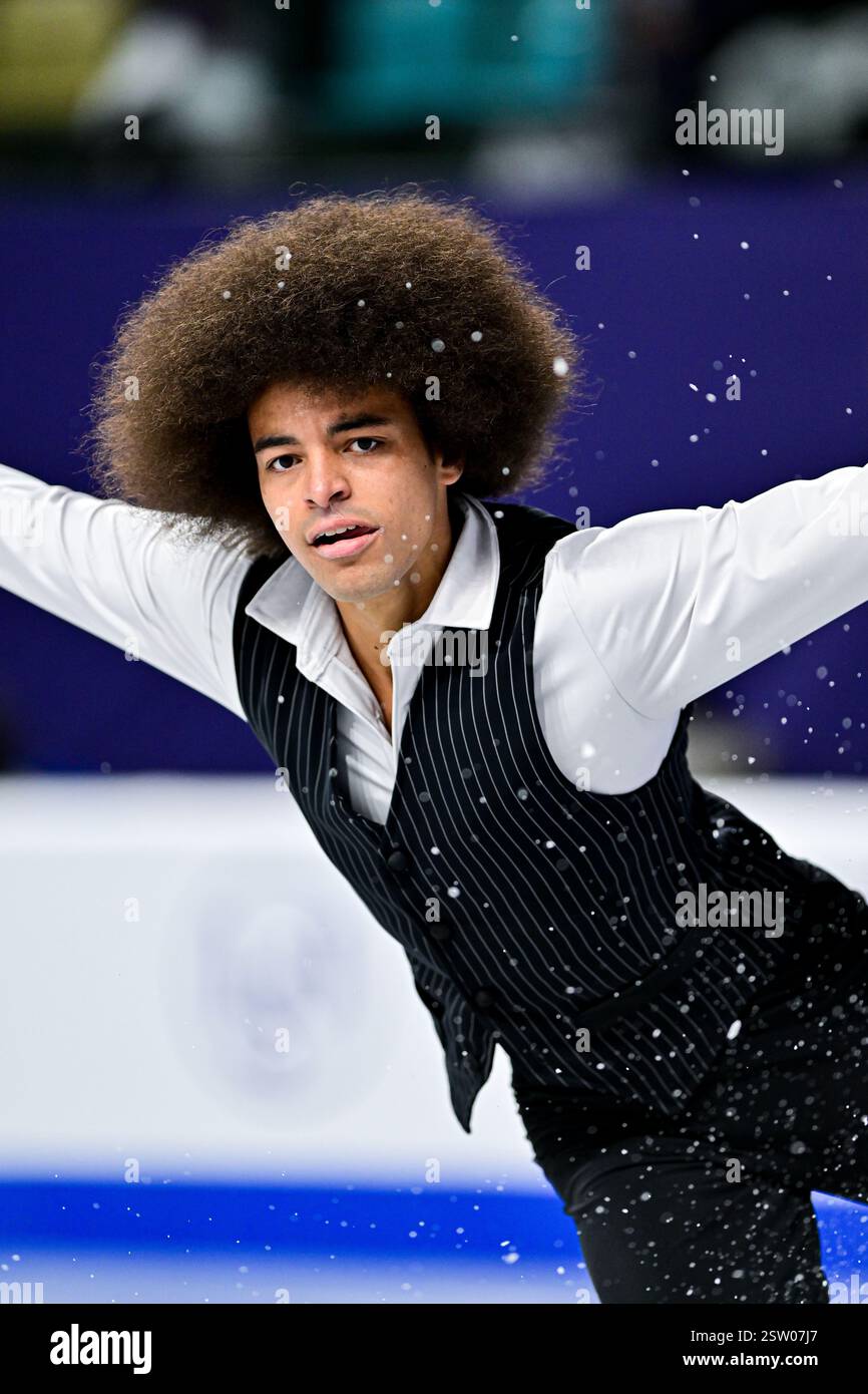 Darian KAPTICH (AUS), during Men Short Program, at the ISU Four ...