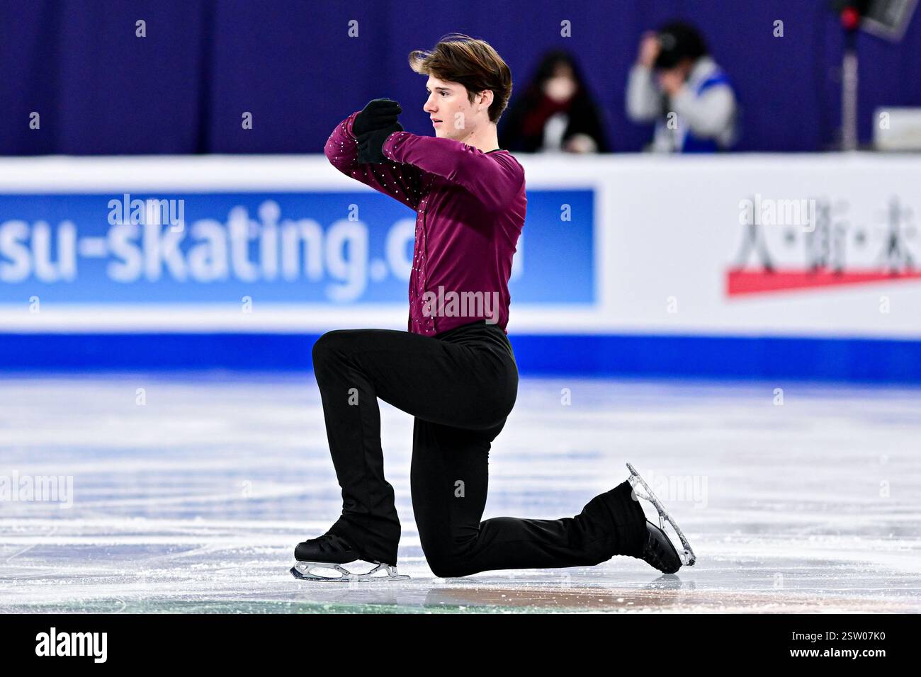 Douglas GERBER (AUS), during Men Short Program, at the ISU Four ...