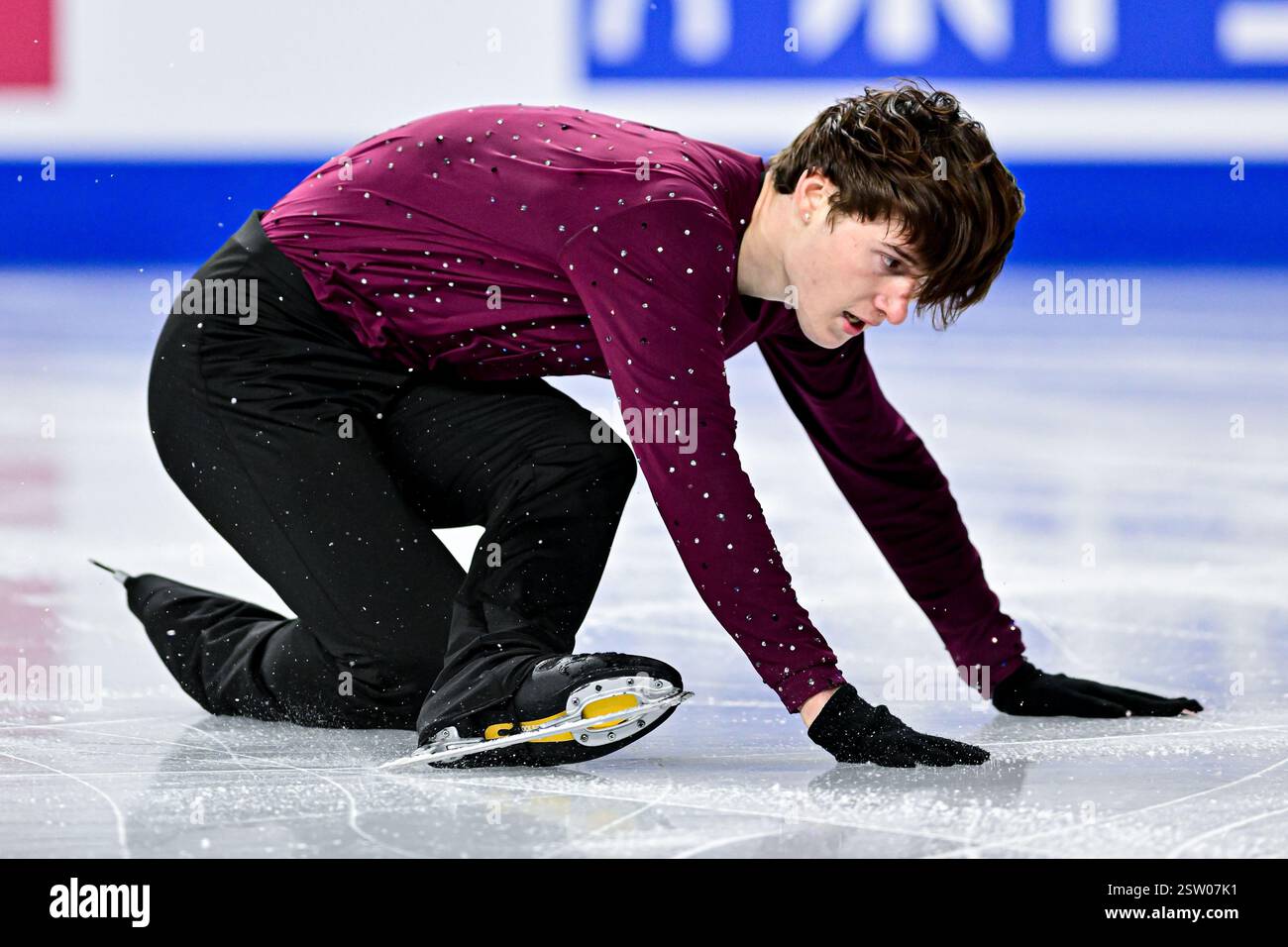 Douglas GERBER (AUS), during Men Short Program, at the ISU Four ...
