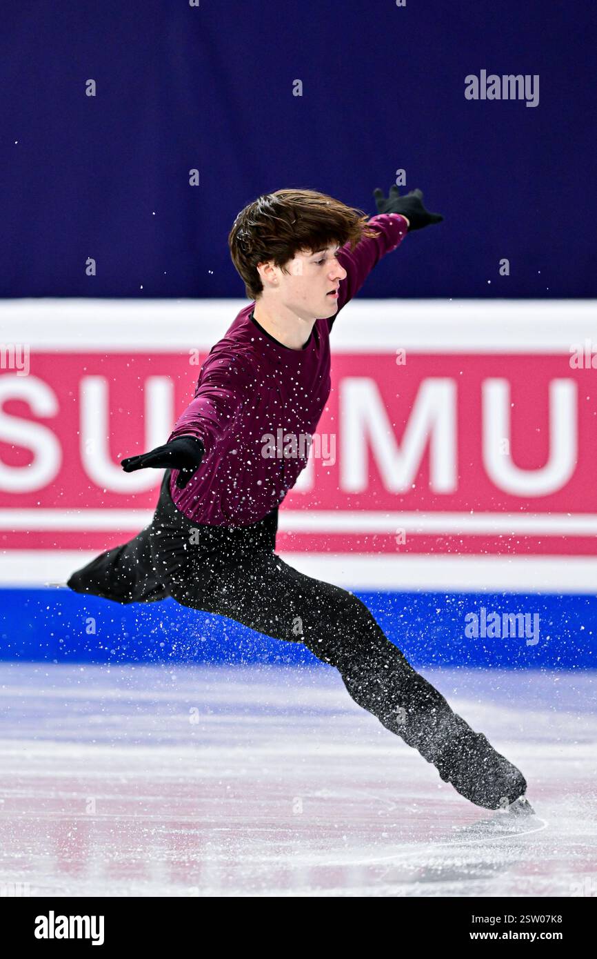 Douglas GERBER (AUS), during Men Short Program, at the ISU Four ...