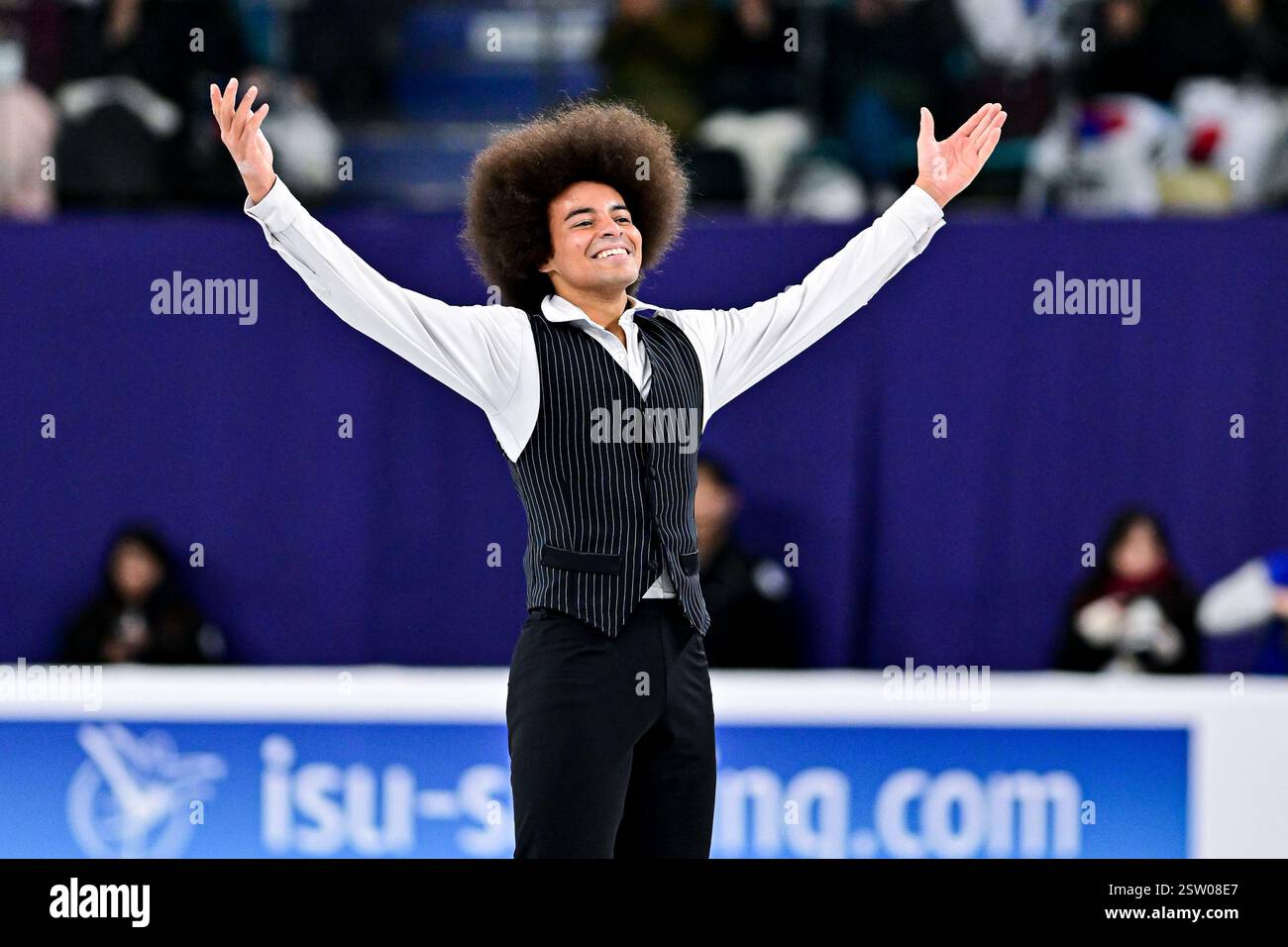 Darian KAPTICH (AUS), during Men Short Program, at the ISU Four ...