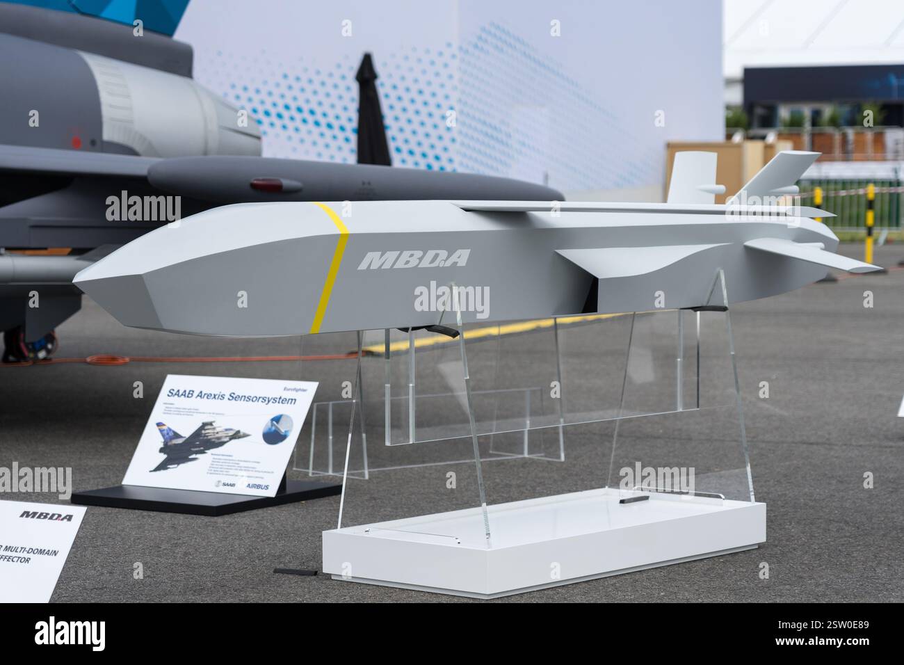 BERLIN - JUNE 05, 2024: Remote Carrier Multidomain Multirole Effector RCM2 by MBDA. ILA Berlin ...