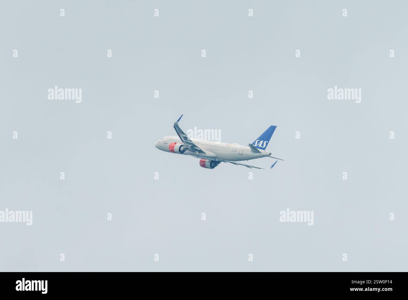 The narrow-body airliner Airbus A320-251N of SAS Stock Photo - Alamy