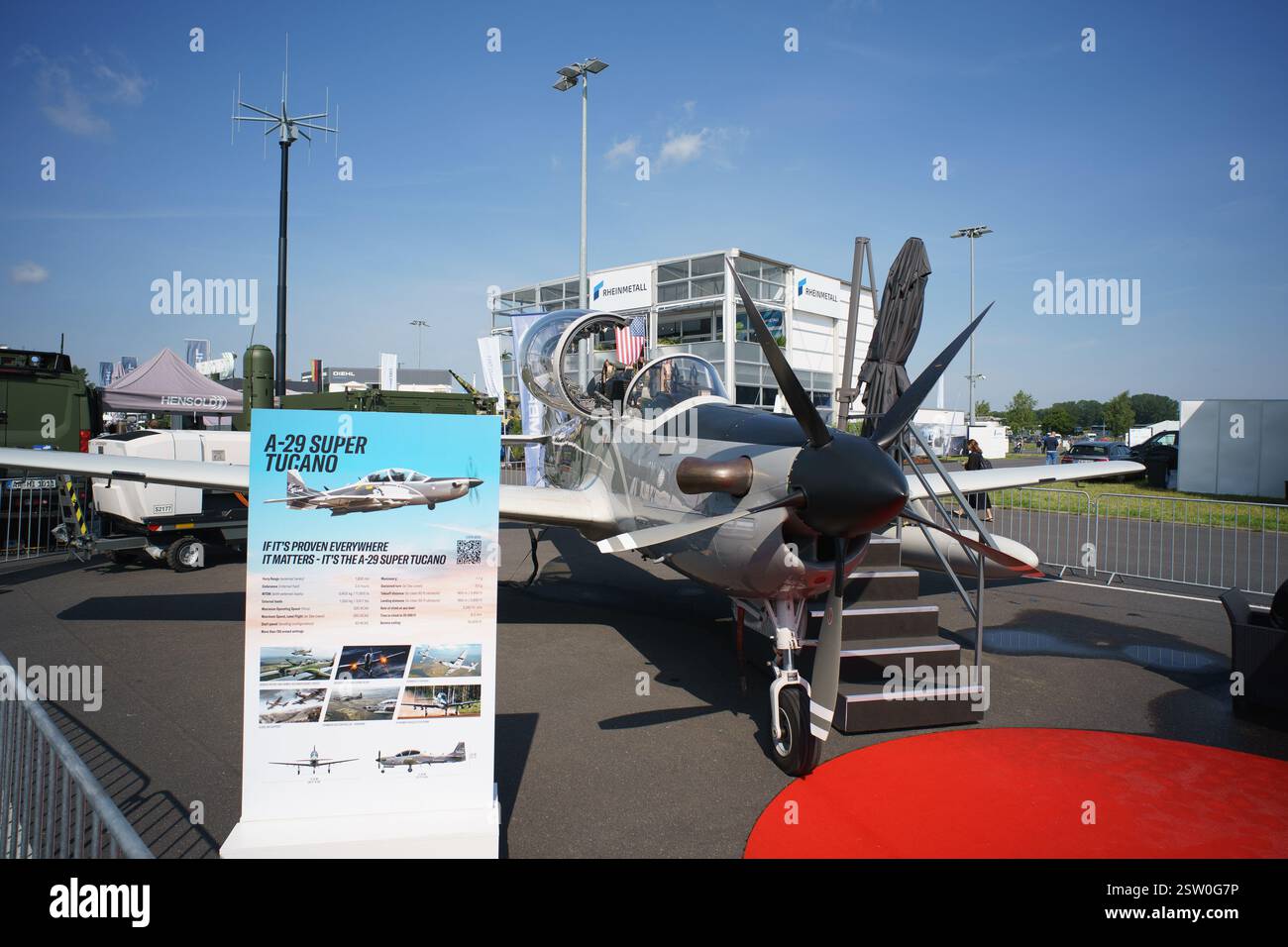 The light attack and counter-insurgency aircraft Embraer EMB 314 Super ...