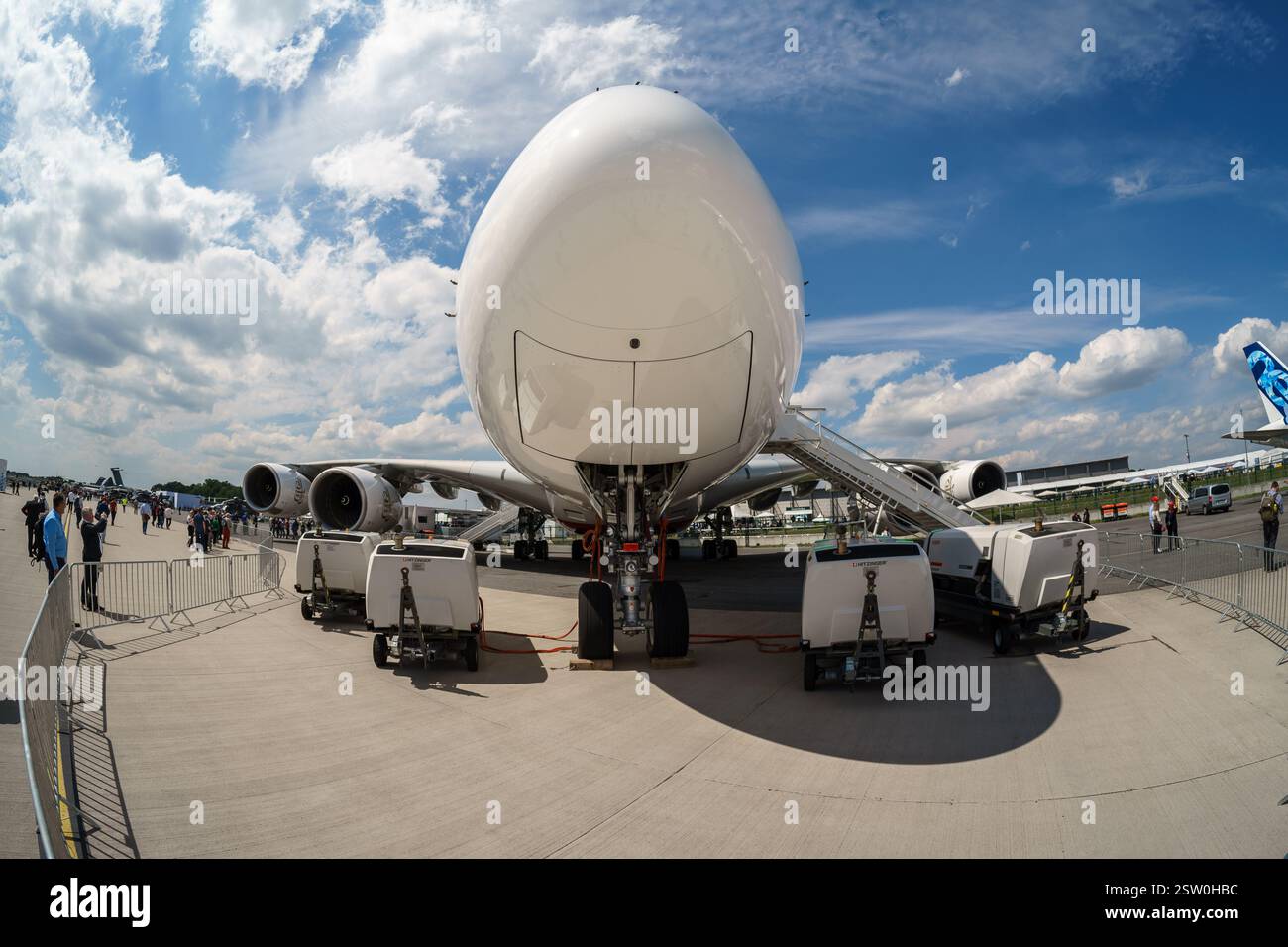 The largest passenger airliner in the world - Airbus A380-800 on the ...