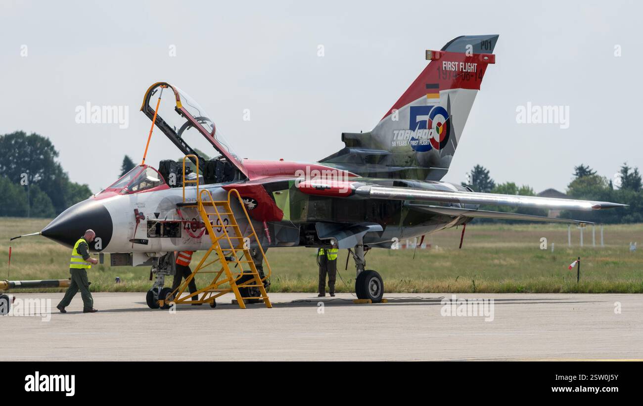 The multirole aircraft, strike aircraft Panavia Tornado IDS Stock Photo ...