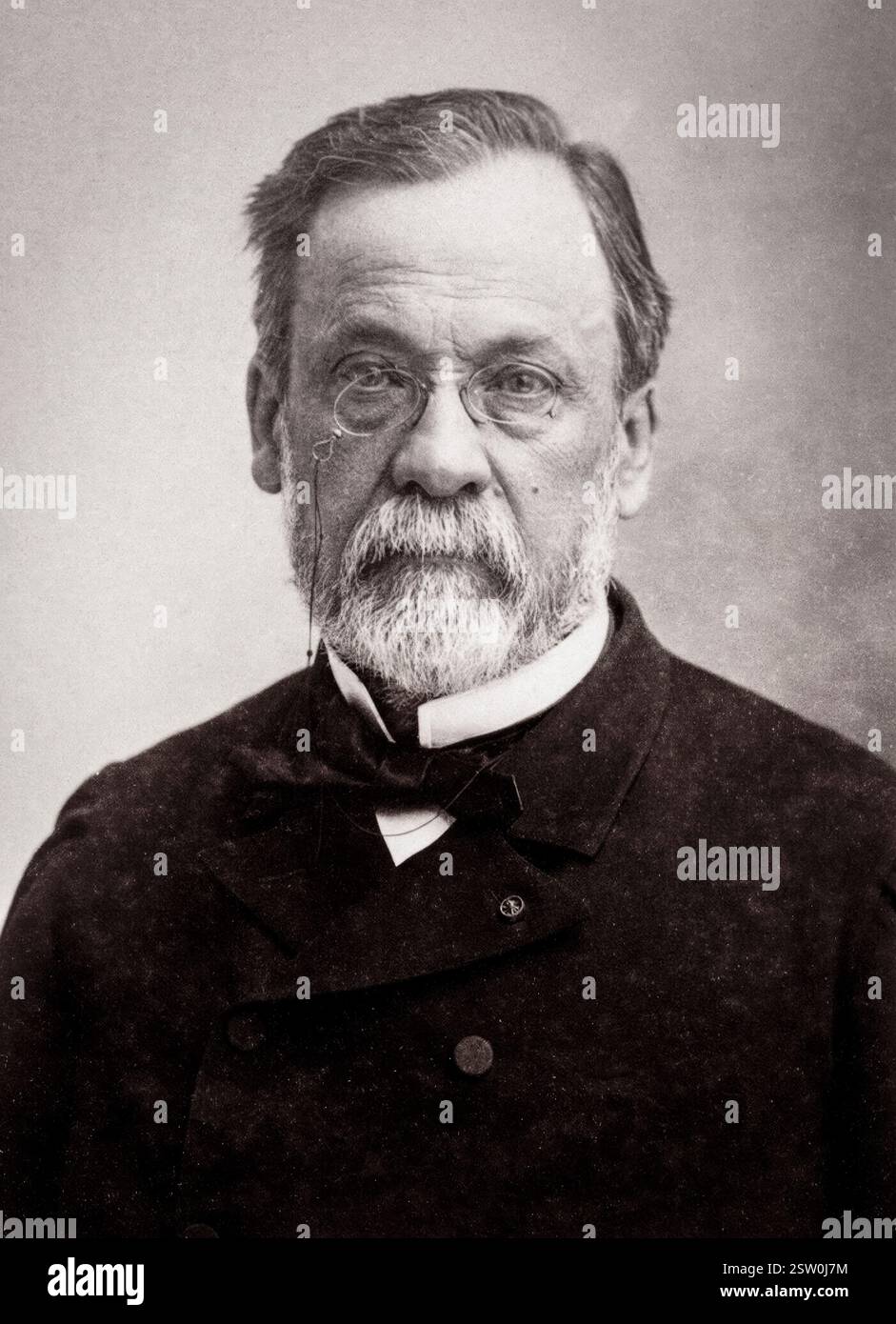 Louis Pasteur (1822-1895) portrait photograph of the French chemist ...