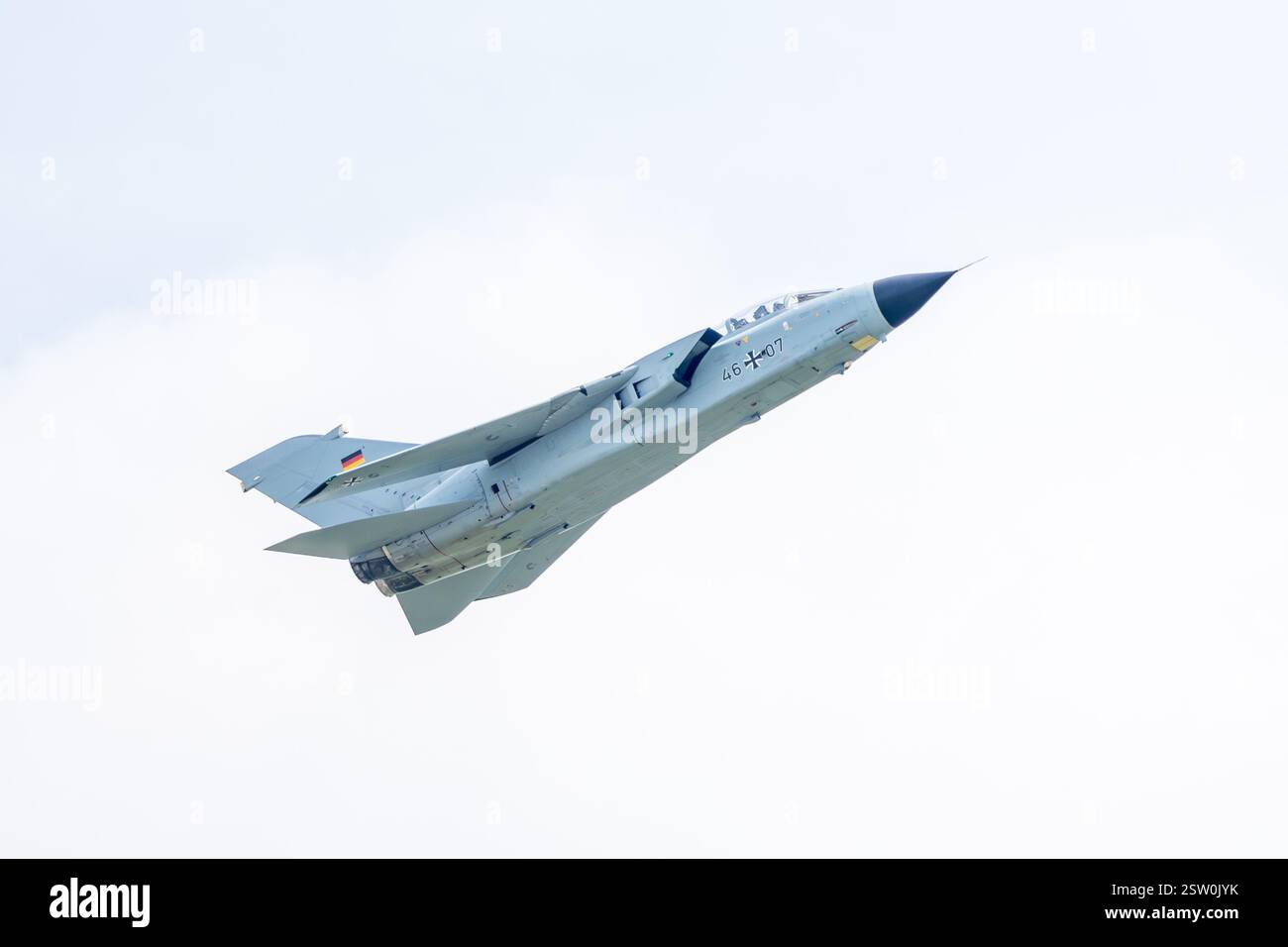 Demonstration flight of the multirole aircraft, strike aircraft Panavia ...