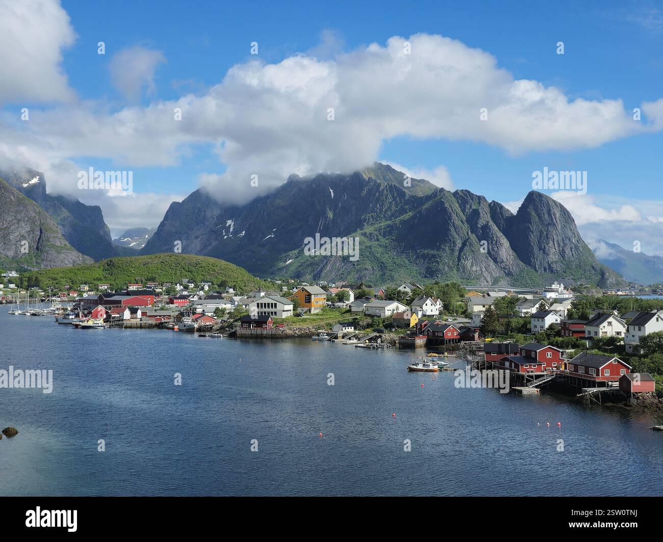 Breathtaking views of the Lofoten Islands reveal colorful waterfront ...