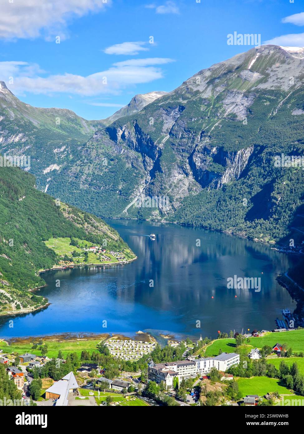 Geiranger fjord Norway , Fjord Landscape in Norway With Serene Waters ...