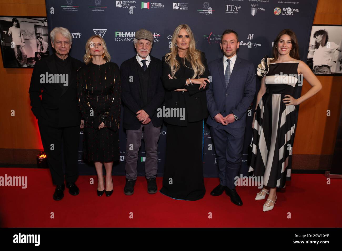 Los Angeles, Ca. 19th Feb, 2025. Fabrizio Bentivoglio, Isabella Ferrari ...