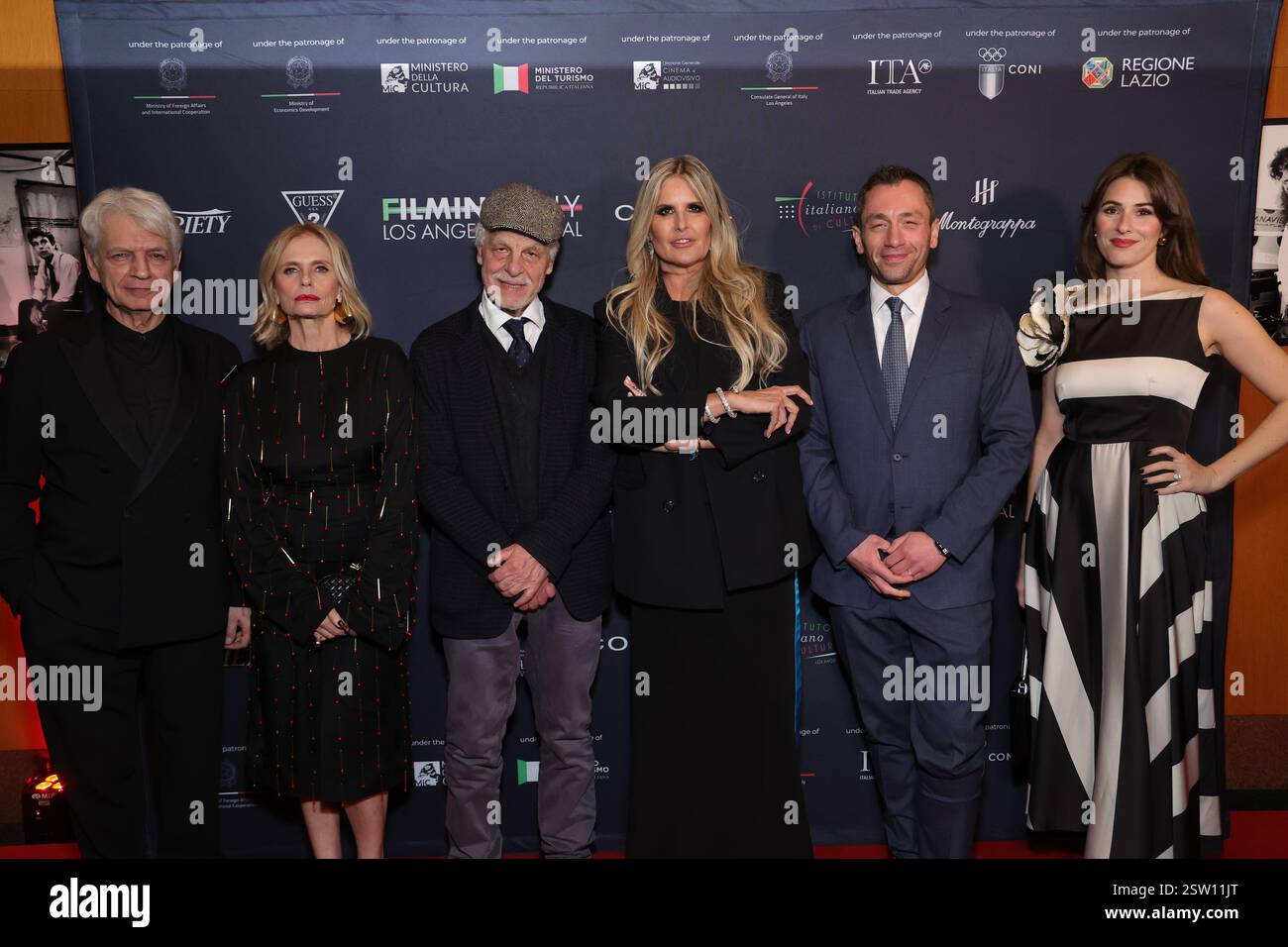 Los Angeles, Ca. 19th Feb, 2025. Fabrizio Bentivoglio, Isabella Ferrari ...