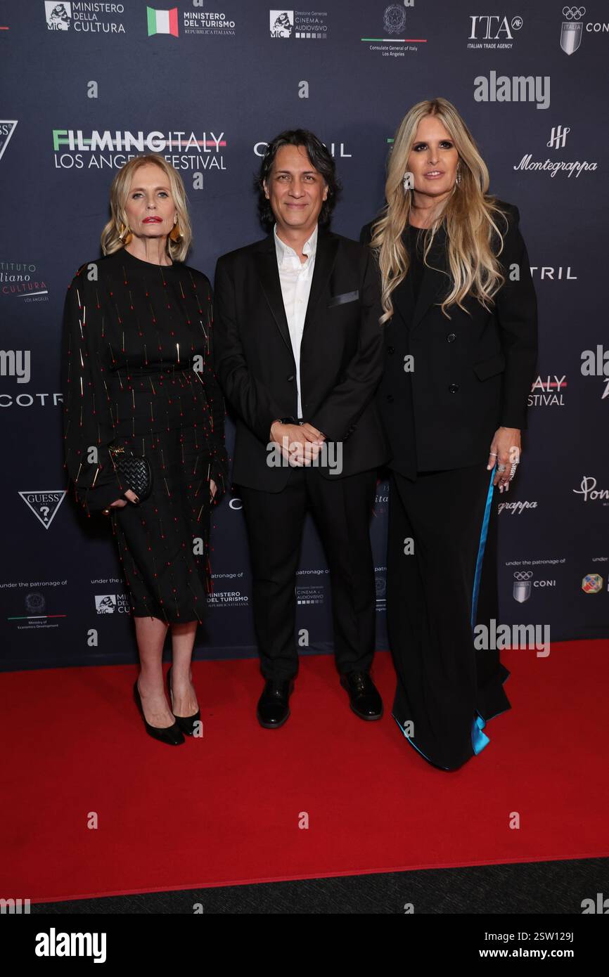 Los Angeles, Ca. 19th Feb, 2025. Isabella Ferrari, Carlos Diehz ...