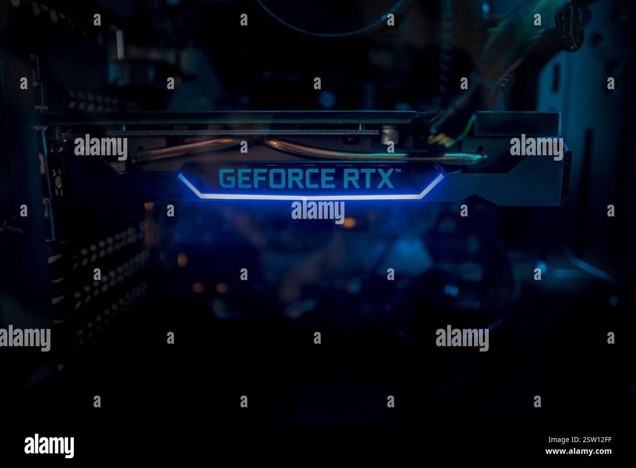 Nvidia Geforce RTX Graphics Card Stock Photo - Alamy