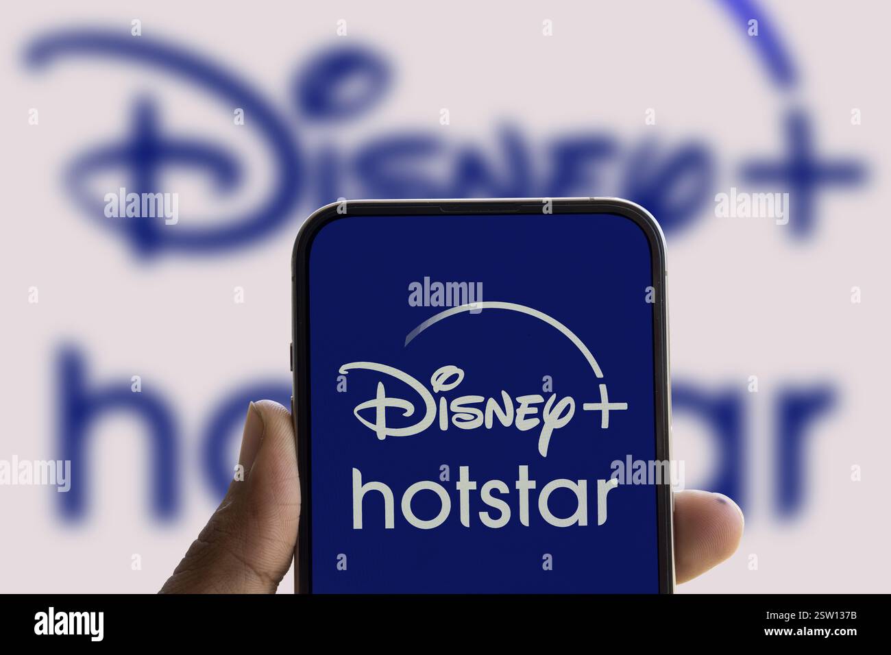 Dhaka,Bangladesh- 31 July 2024: Disney Plus Hotstar logo is displayed ...