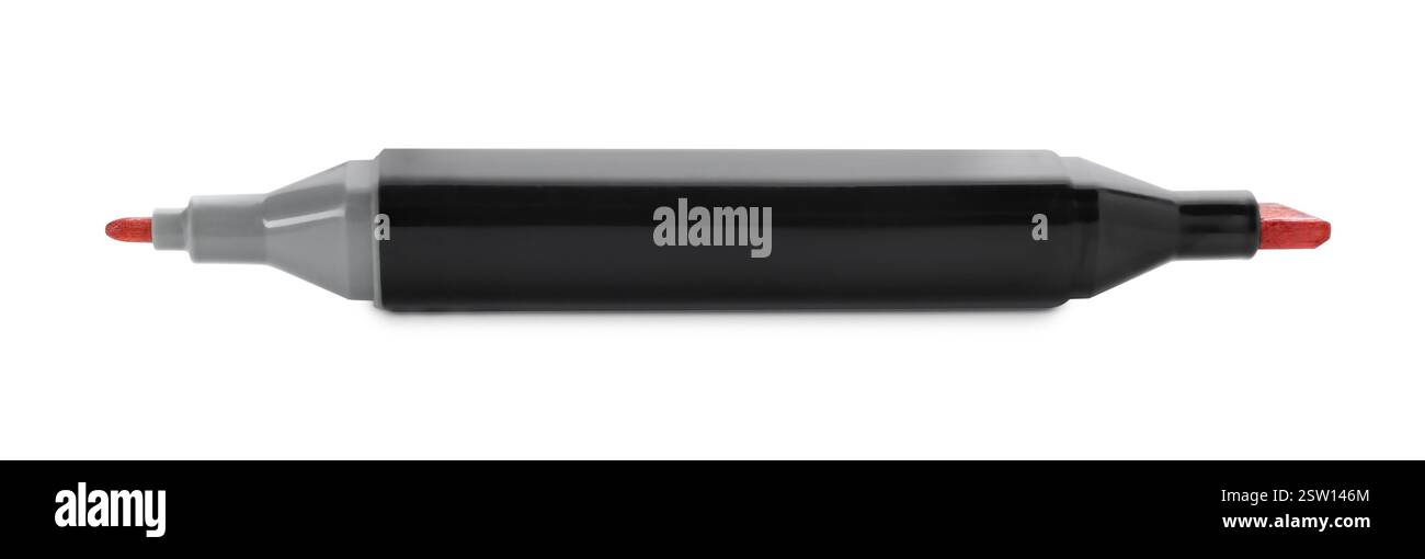 One double sided marker isolated on white Stock Photo - Alamy