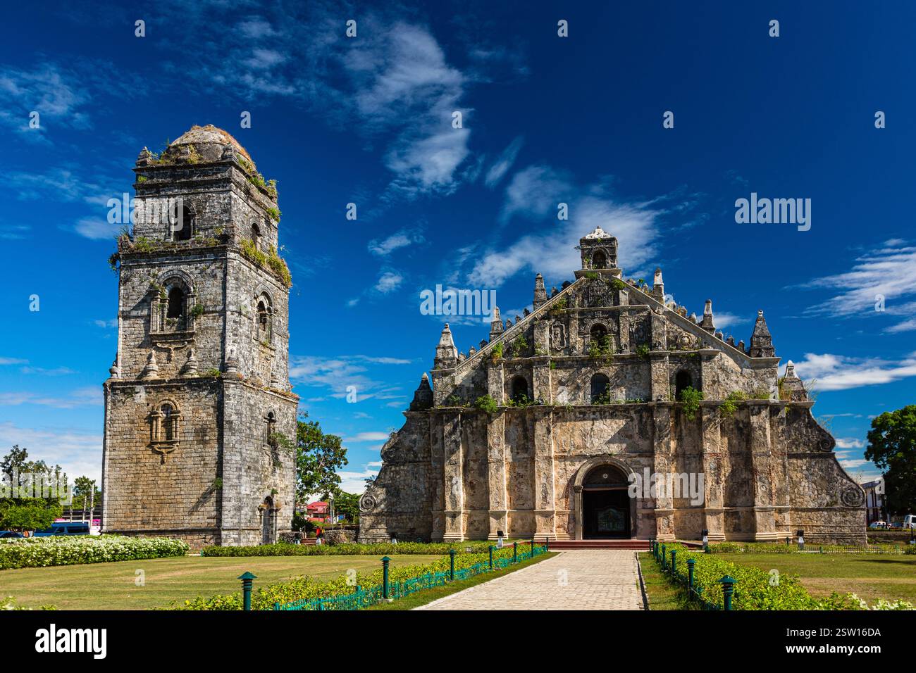 St. Augustine Pao'ai Church in Paoay Philippines Stock Photo - Alamy