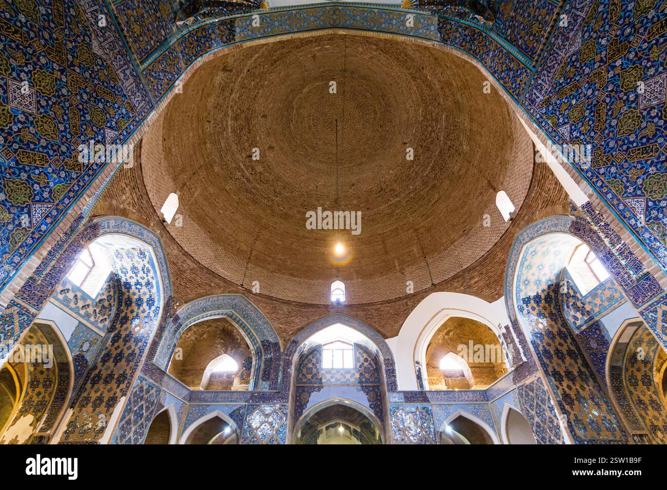 Interior view of the Blue Mosque in Tabriz, Iran Stock Photo - Alamy
