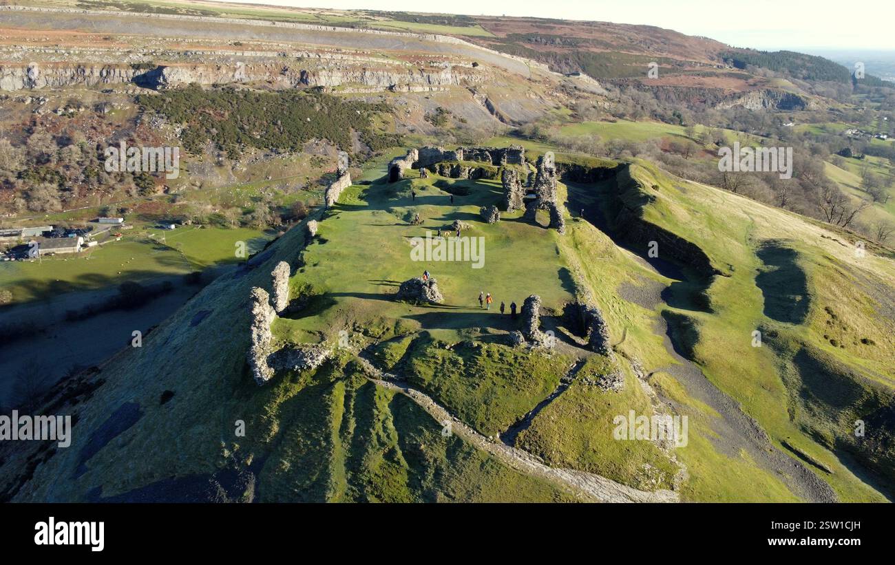 Dinas Bran Castle, Llangollen, Denbighshire, Wales Stock Photo - Alamy