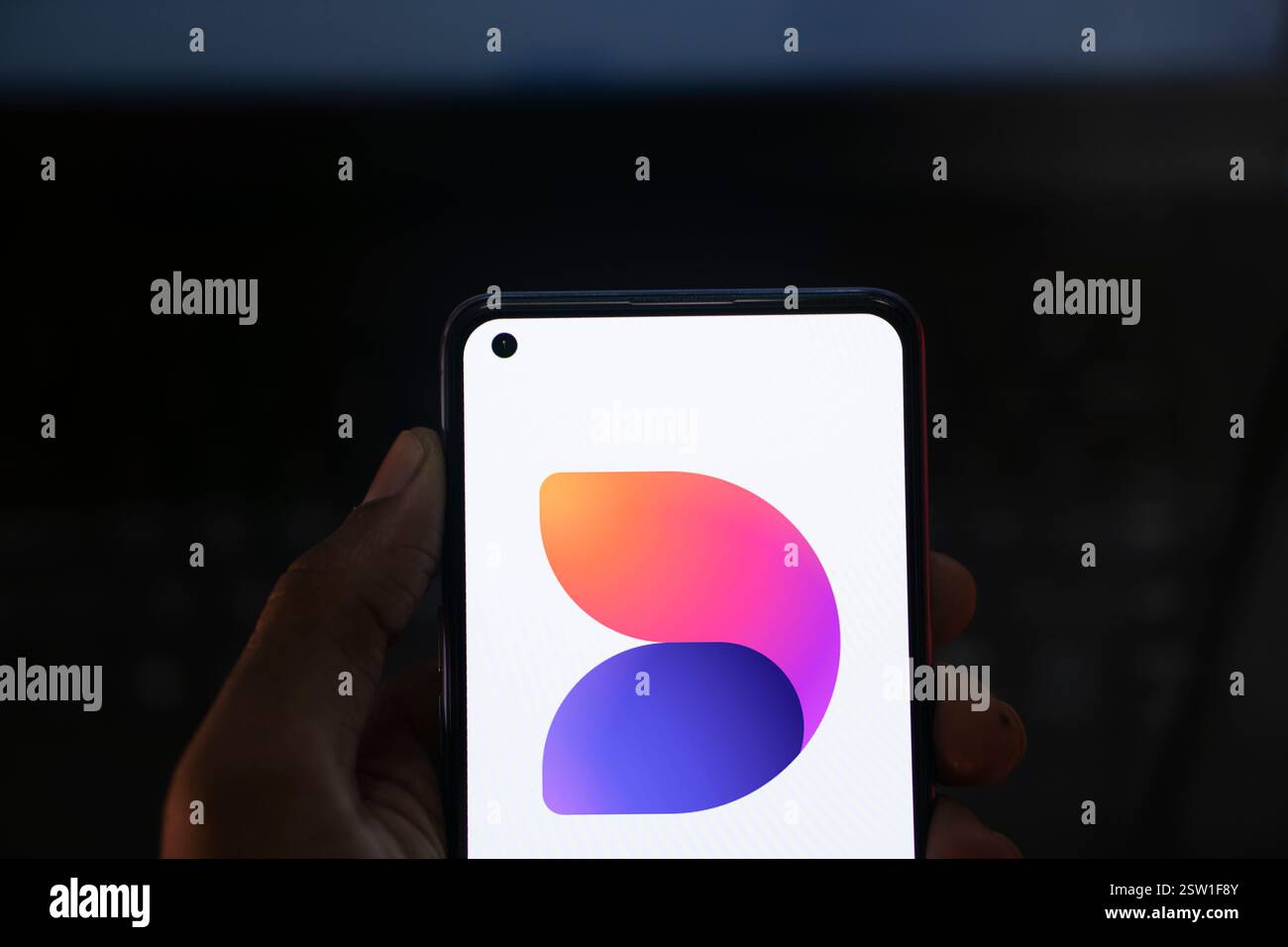 Dhaka, Bangladesh- 06 Aug 2024: Microsoft Designer logo is displayed on ...