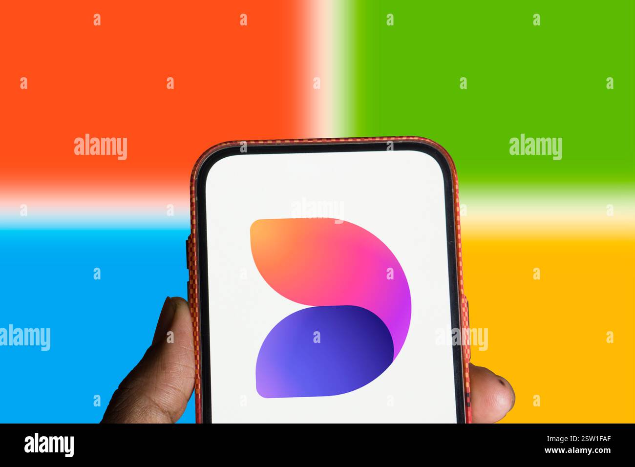 Dhaka, Bangladesh- 06 Aug 2024: Microsoft Designer logo is displayed on ...