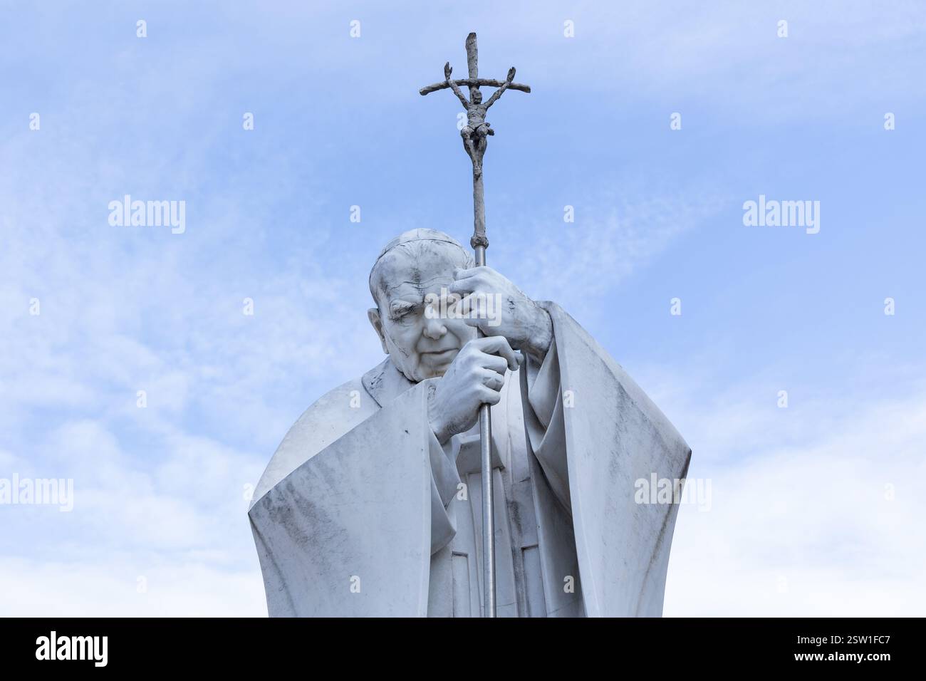 Rome, Italy. 20th Feb, 2025. The Monument of John Paul II inside the ...
