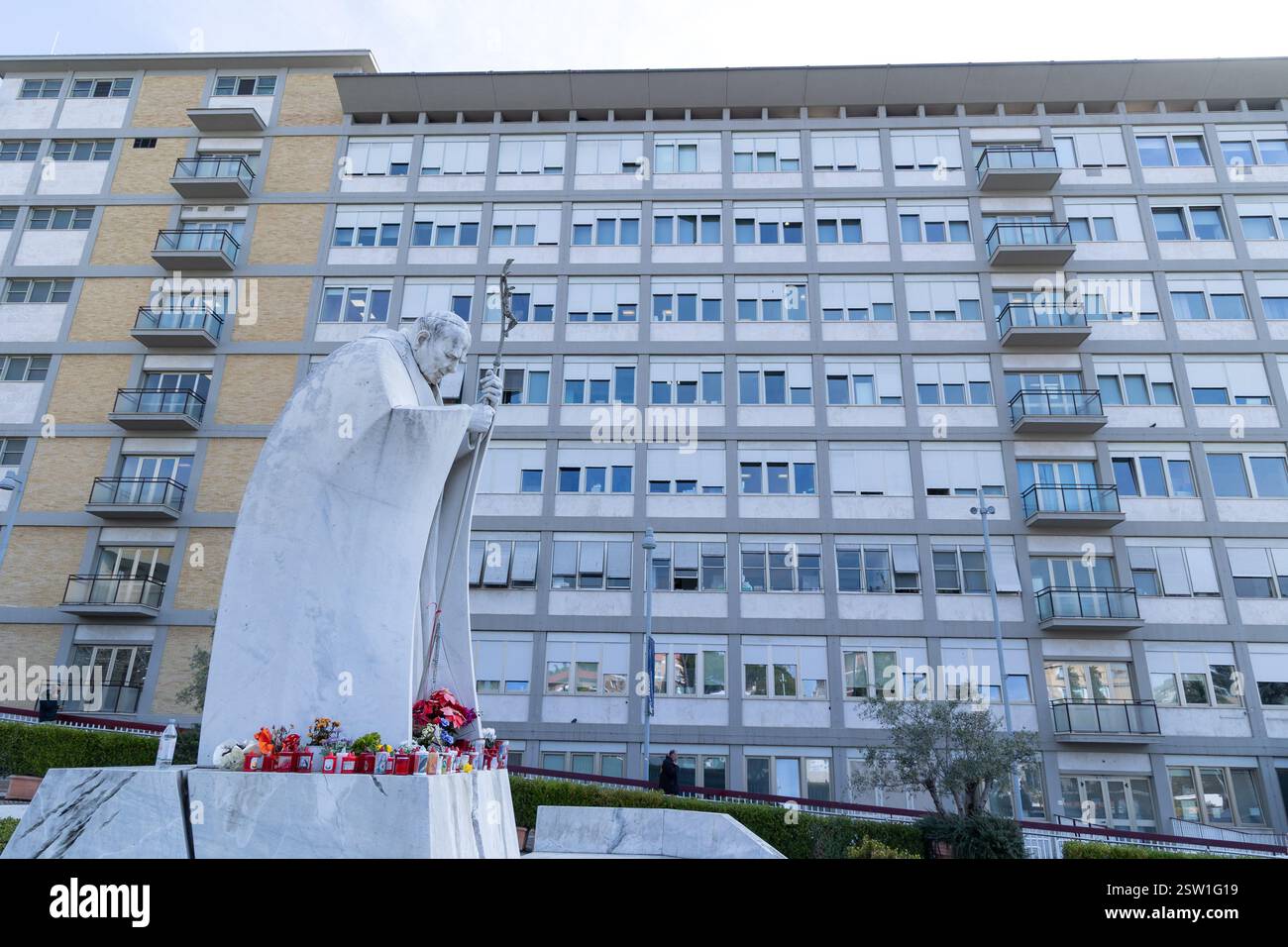 Rome, Italy. 20th Feb, 2025. The Monument of John Paul II inside the ...