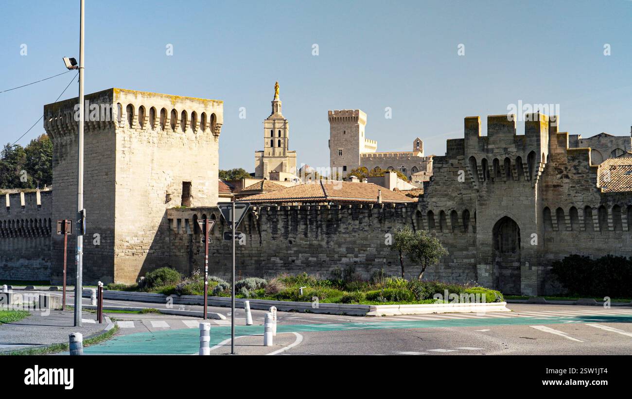 Avignon, in southeastern France, is famed for its medieval architecture ...