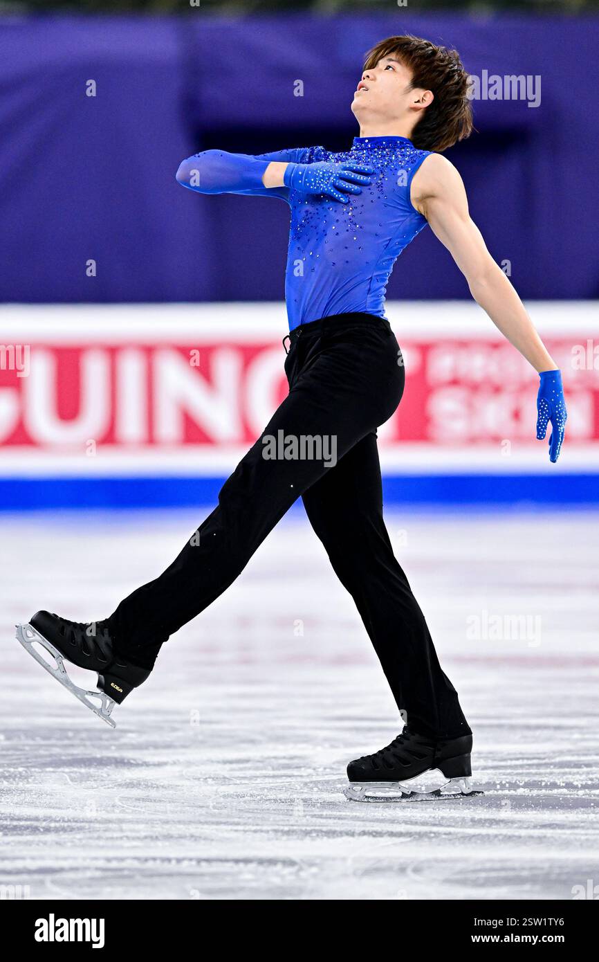 Ze Zeng FANG (MAS), during Men Short Program, at the ISU Four ...