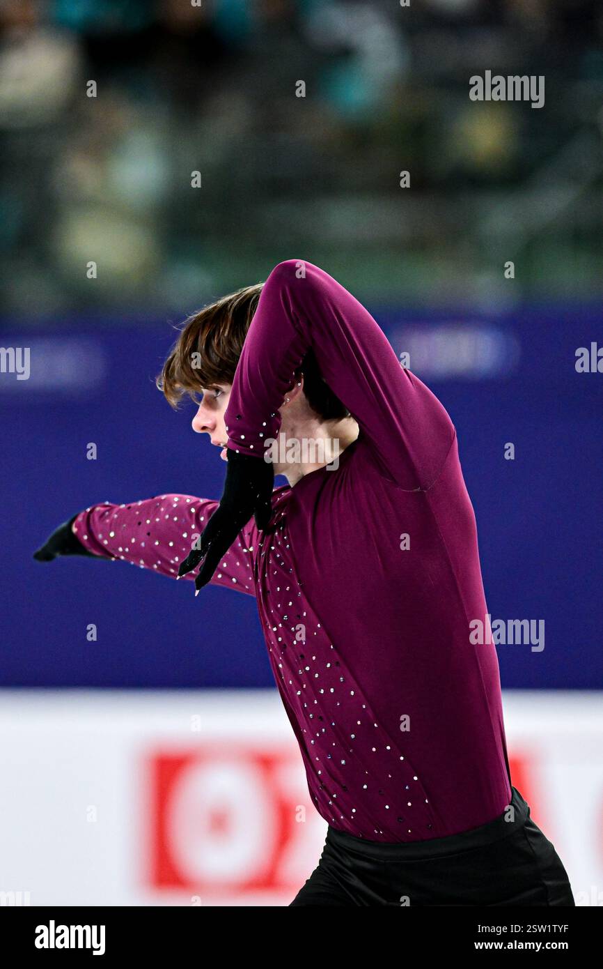 Douglas GERBER (AUS), during Men Short Program, at the ISU Four ...