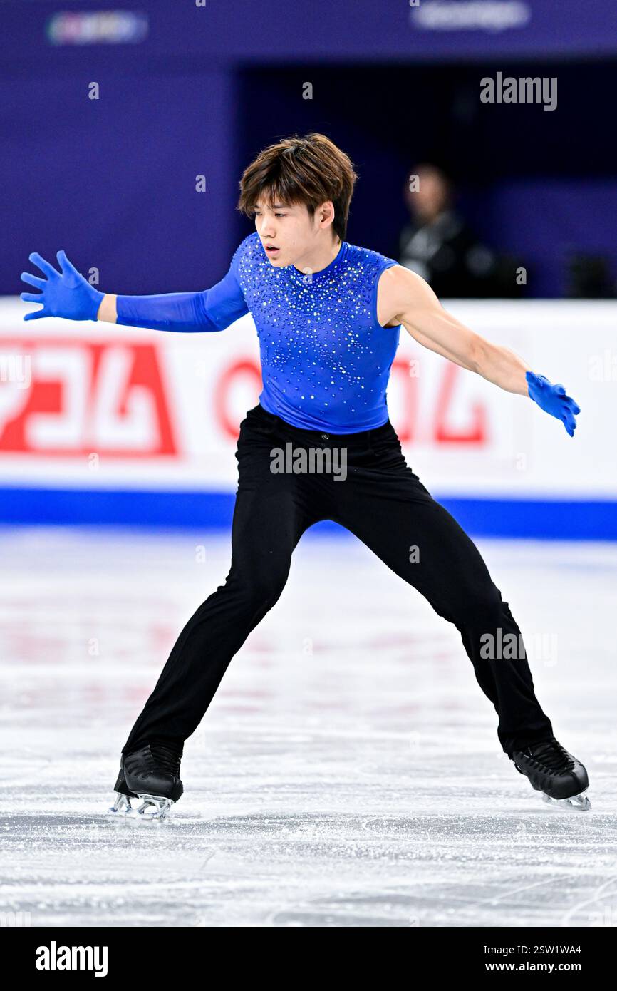 Ze Zeng FANG (MAS), during Men Short Program, at the ISU Four ...