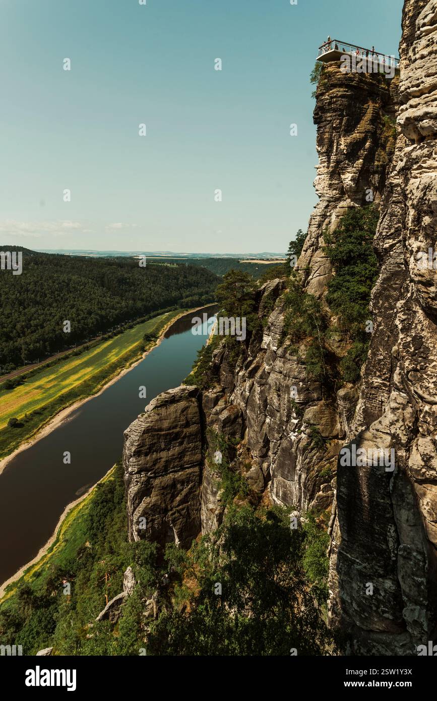 Beautiful views and natural landscapes with rocks from the Saxon ...